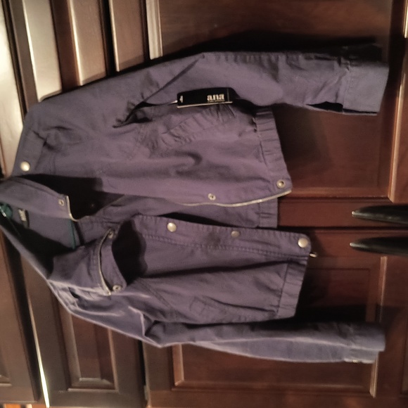 a.n.a | Jackets & Coats | Nwt Ana Cropped Jacket Navy Blue M | Poshmark